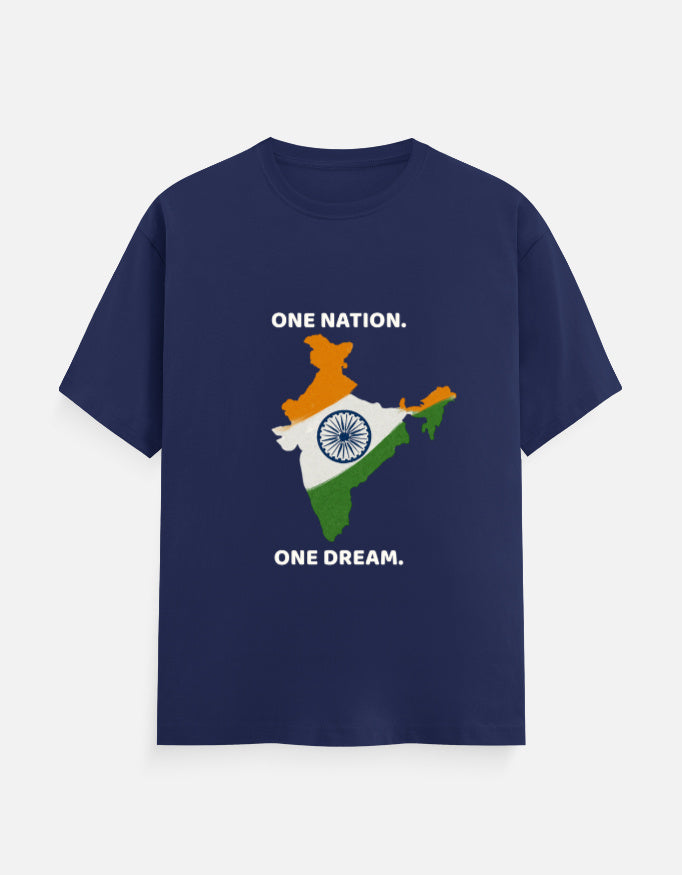 One Nation. One Dream. – India Map T-Shirt 🇮🇳 – Qunoh